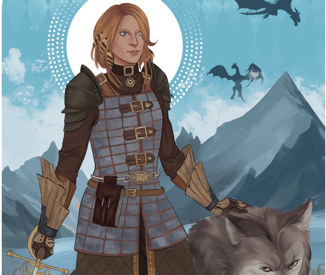 Wepepe | OPEN FOR COMMISISON on Twitter: "wip tarot commission, my first skyrim character for ...