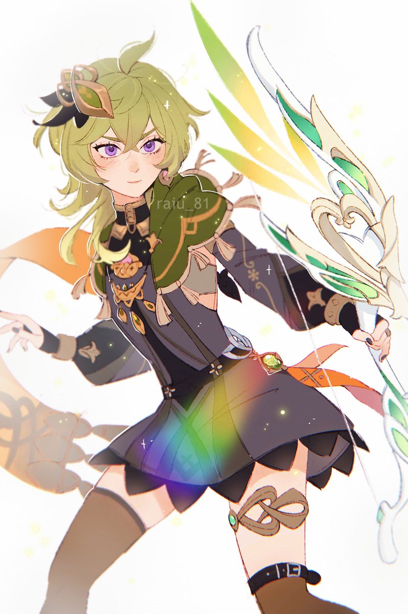 「Trainee Forest Ranger Collei, reporting!」|raiuのイラスト