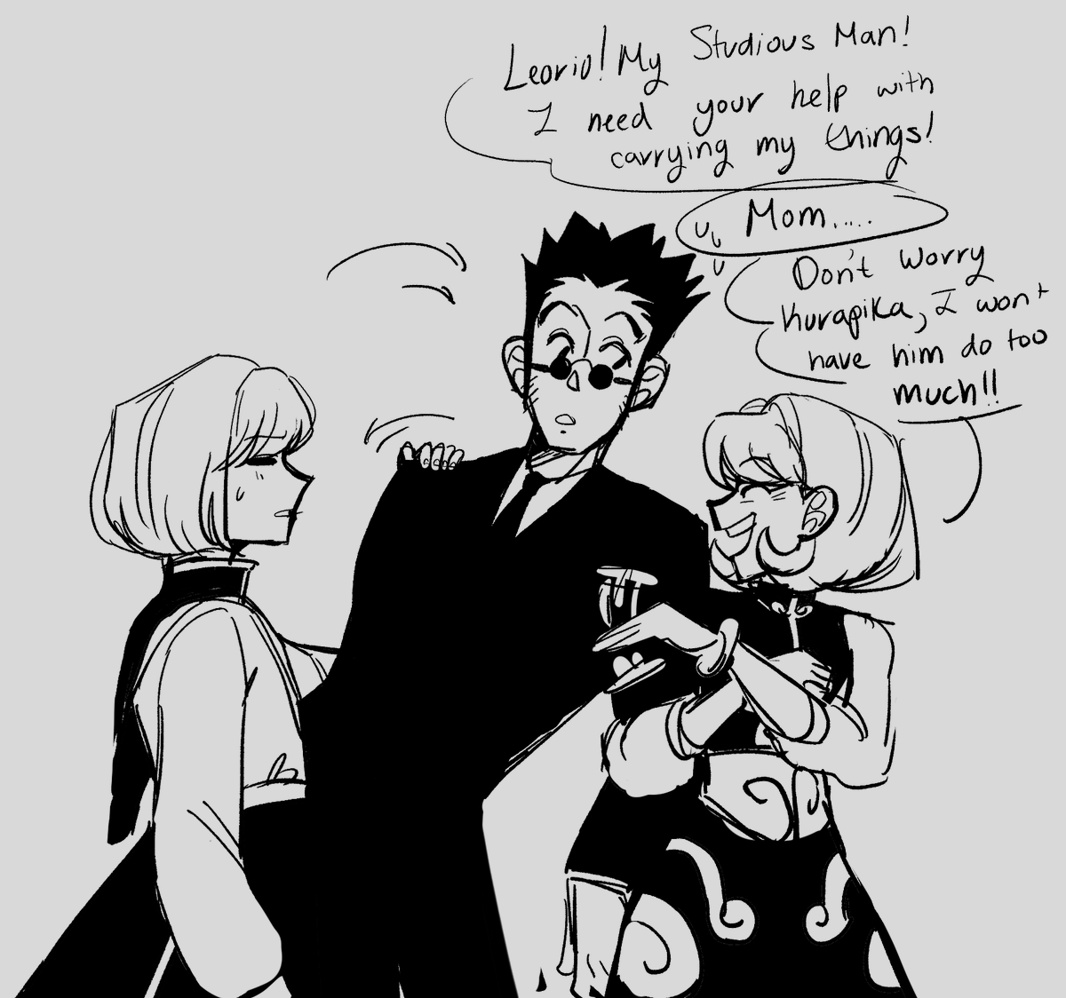 「#leopika kurapikas mom just loves leorio」|☎️の漫画