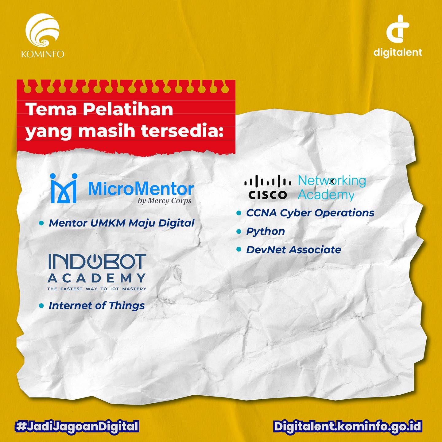 Digital Talent Scholarship (@DTS_kominfo) / Twitter