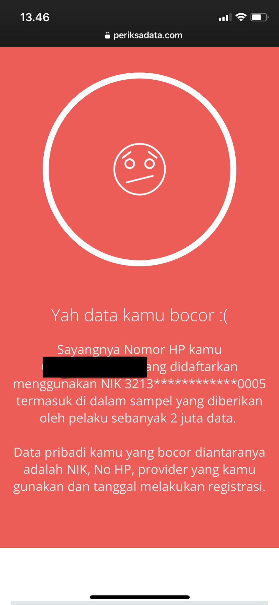 Arif 🧑‍💻 on Twitter: "@secgron @kemkominfo kominfo kontol. nomor kk nya bener :( https://t.co ...