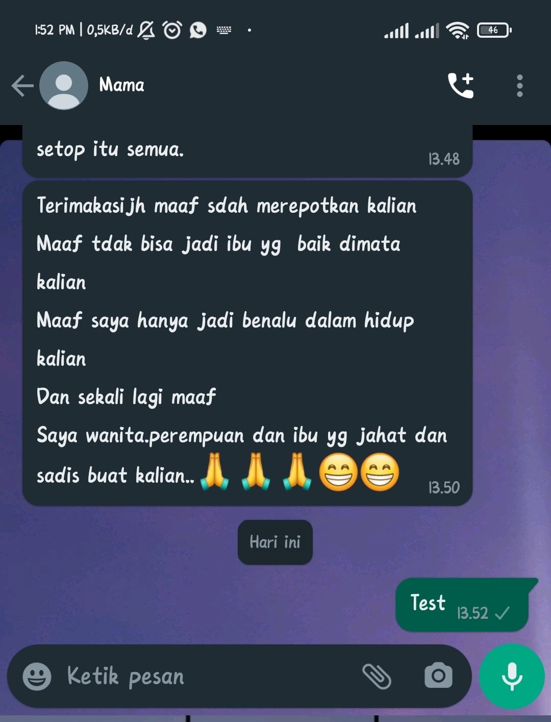 AliceLA on Twitter: "@Askrlfess Respon mama setelah aku pindah ke tante ku dan berujung aku di ...