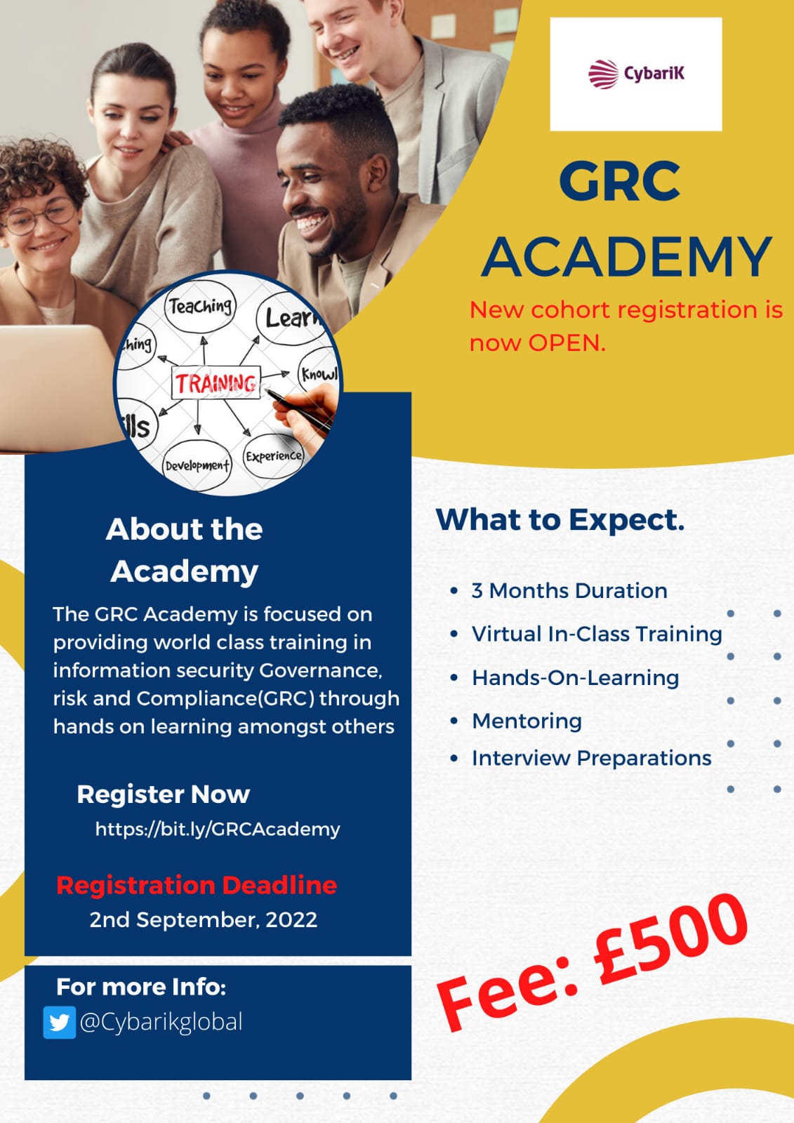 Cybarik on Twitter: "Registration for the GRC Academy closes soon. Have you registered yet? Use ...
