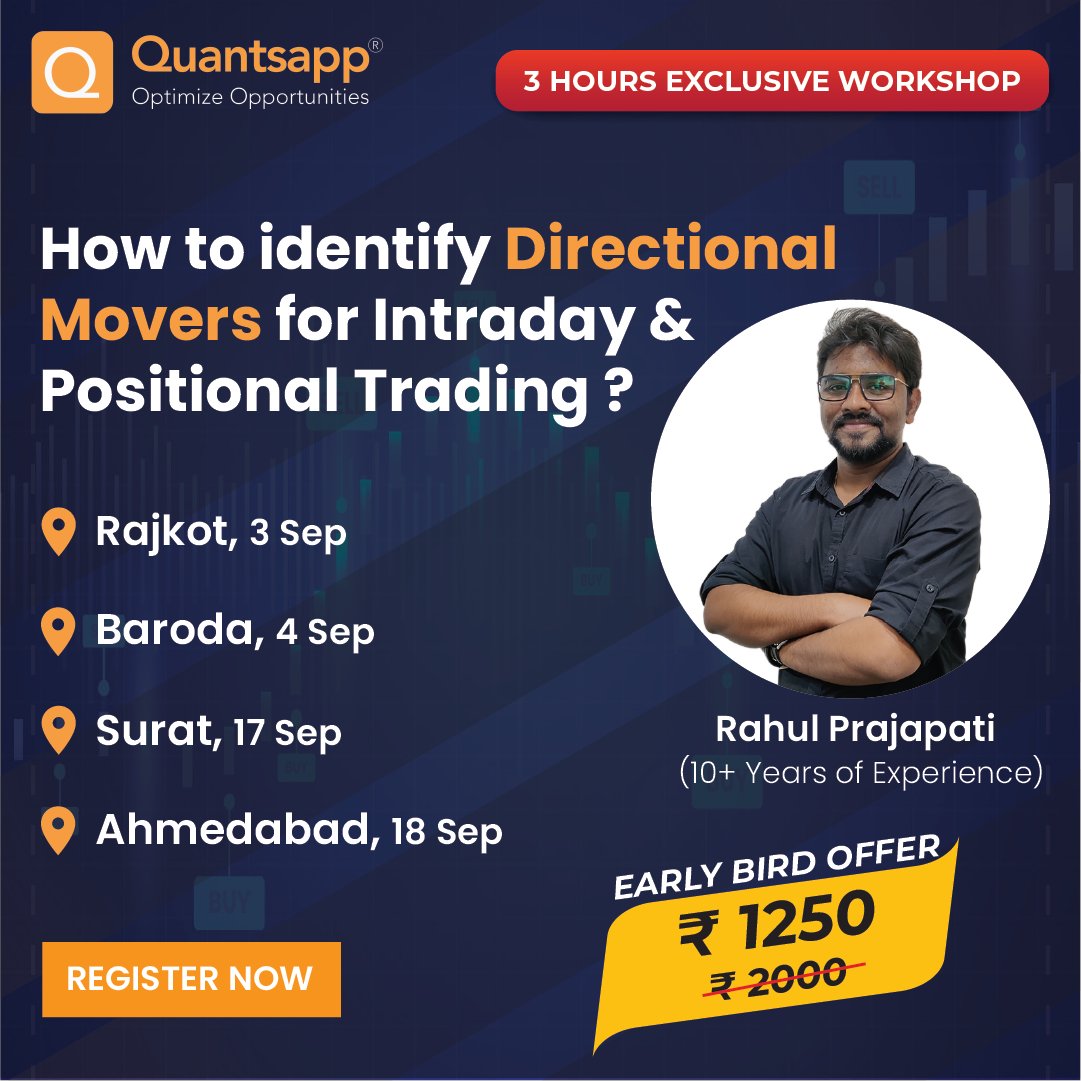 Quantsapp on Twitter: "SYSTEMATIC OPTIONS TRADING WORKSHOP Learn Trade Identification ...