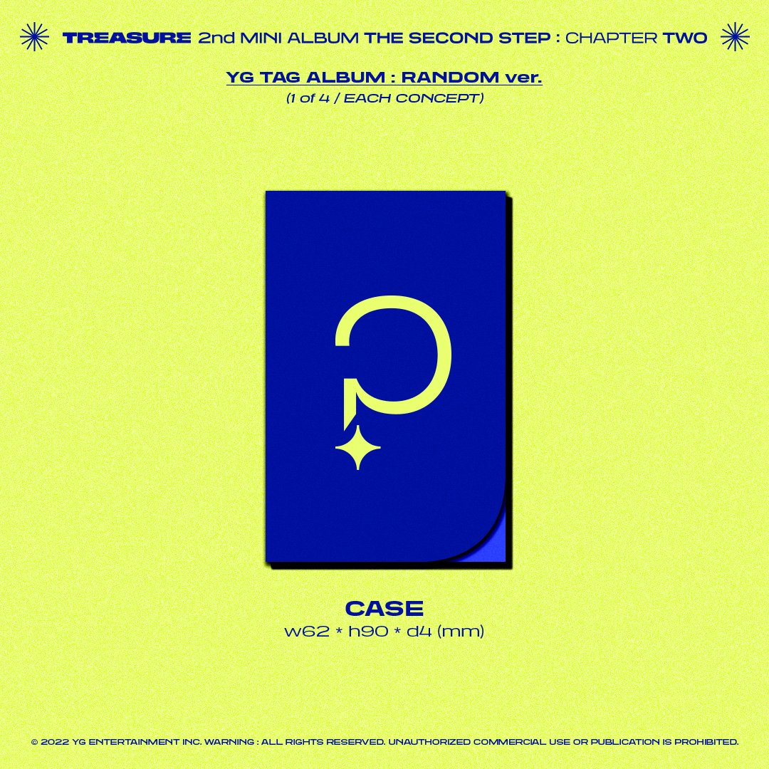 APPLEWOOD on Twitter: "TREASURE 2nd MINI ALBUM [THE SECOND STEP : CHAPTER TWO] YG TAG ALBUM ...