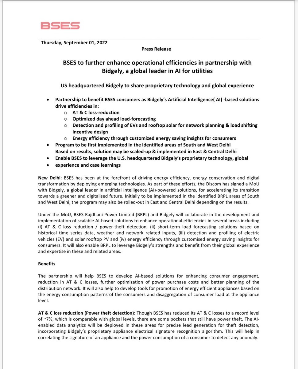 BSES Delhi on Twitter: "BSES is at the forefront of driving energy ...