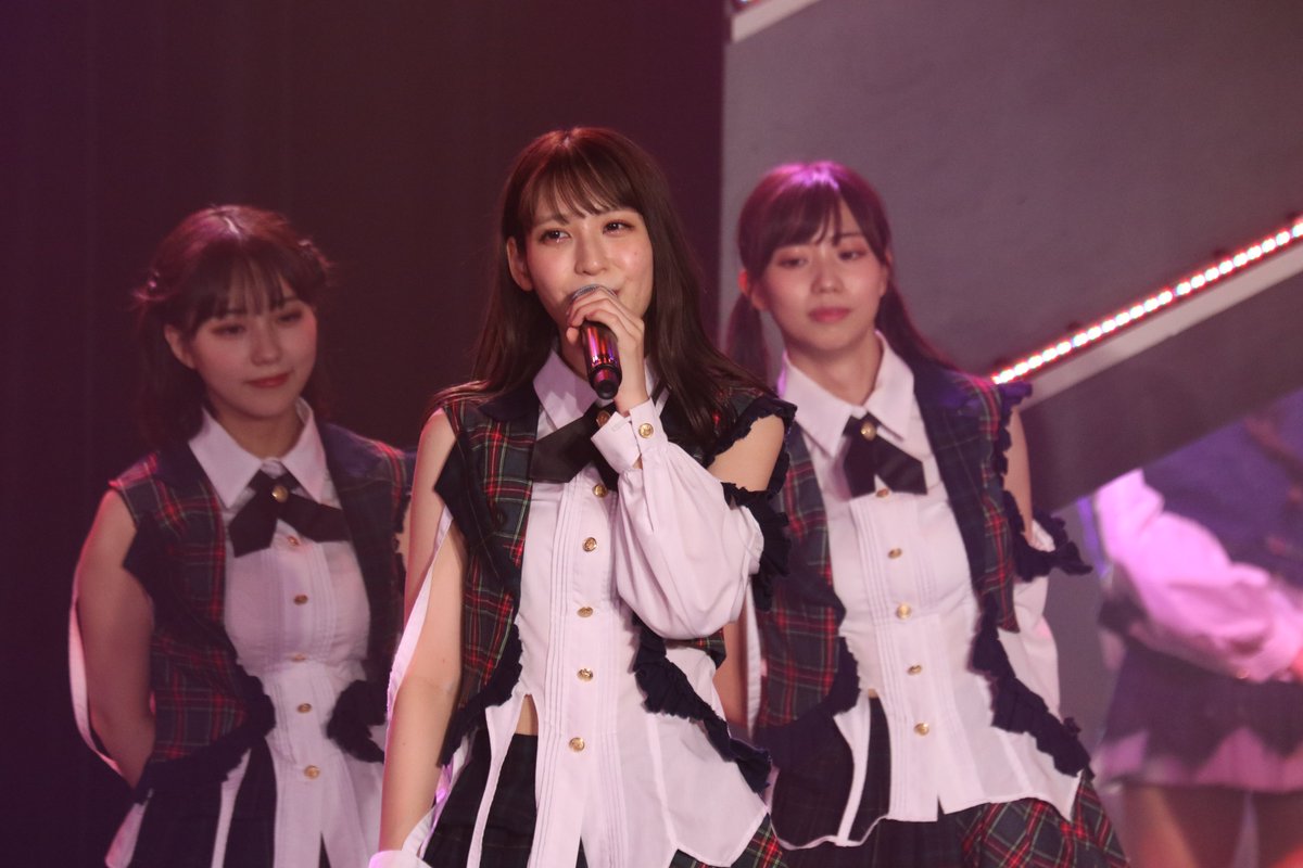 西スポHKT48取材班 on Twitter: "「引っ越しました」（F）#HKT48 #松岡菜摘卒業公演 #松岡菜摘 #田中美久 #栗山梨奈"