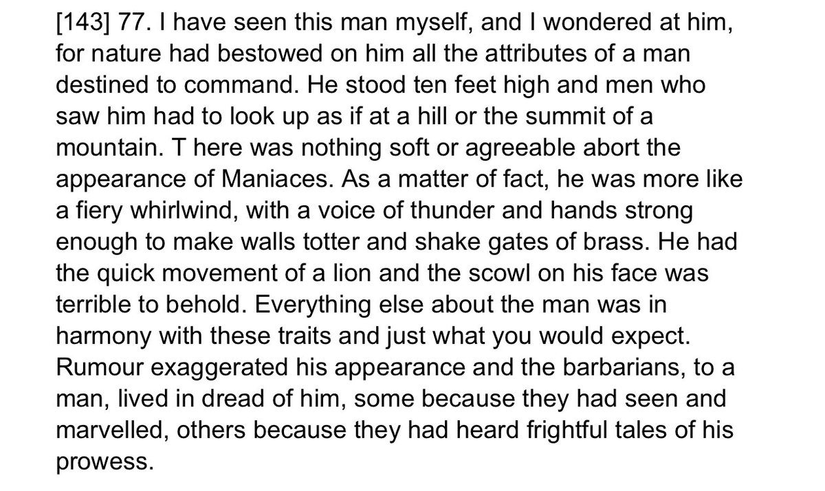 Sometimes I forget what an absolute Chad the Byzantine General George ...
