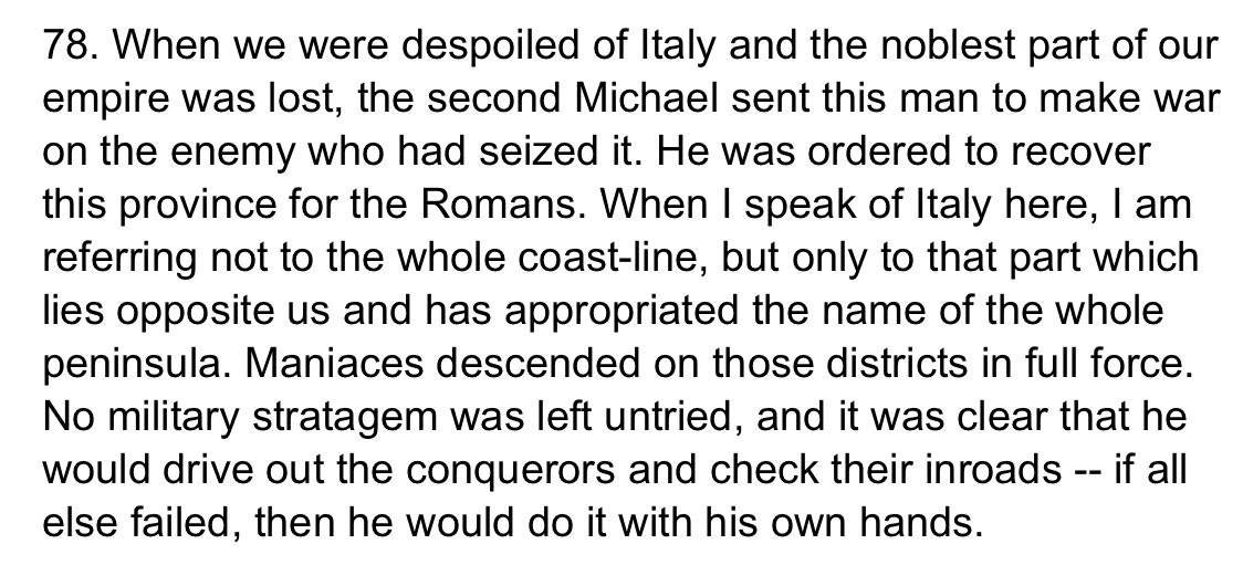 Sometimes I forget what an absolute Chad the Byzantine General George ...