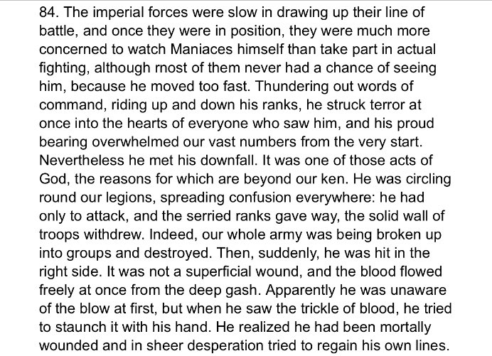 Sometimes I forget what an absolute Chad the Byzantine General George ...