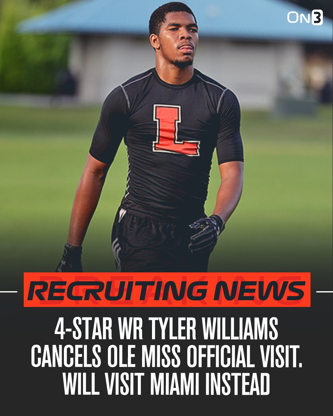 On3 Recruits on Twitter: "4-star WR Tyler Williams has canceled his official visit to Ole Miss ...