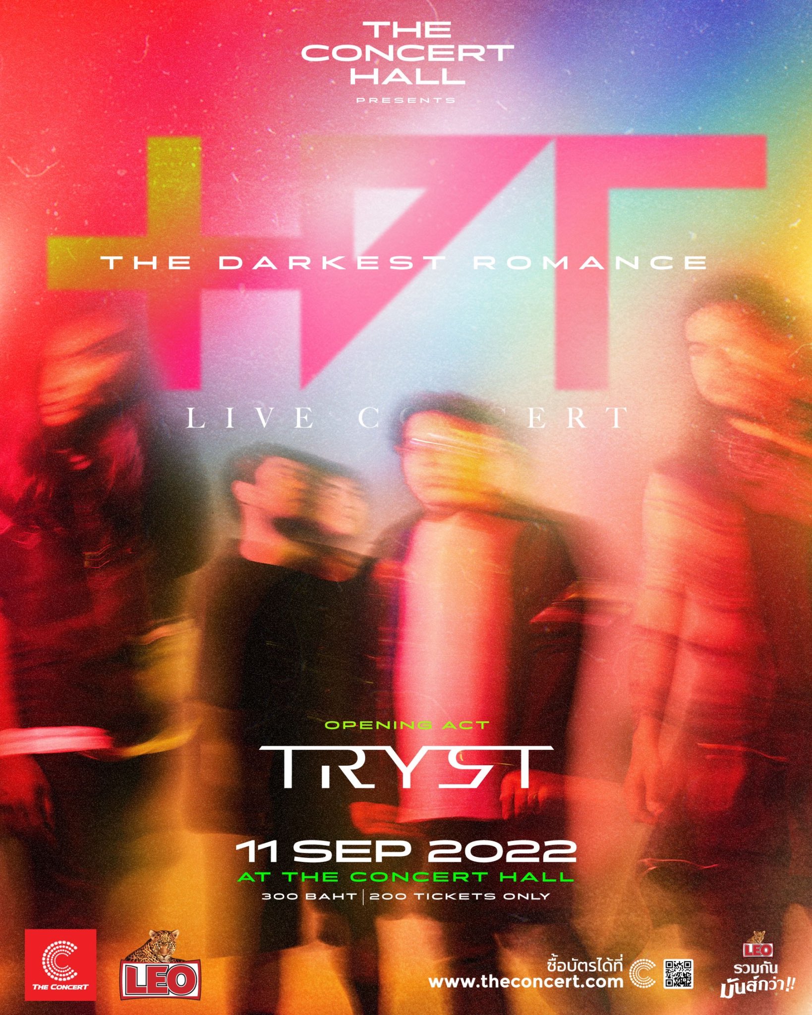 Gene Lab on Twitter: "The Darkest Romance Live at The Concert Hall with TRYST อาทิตย์ที่ 11 ...