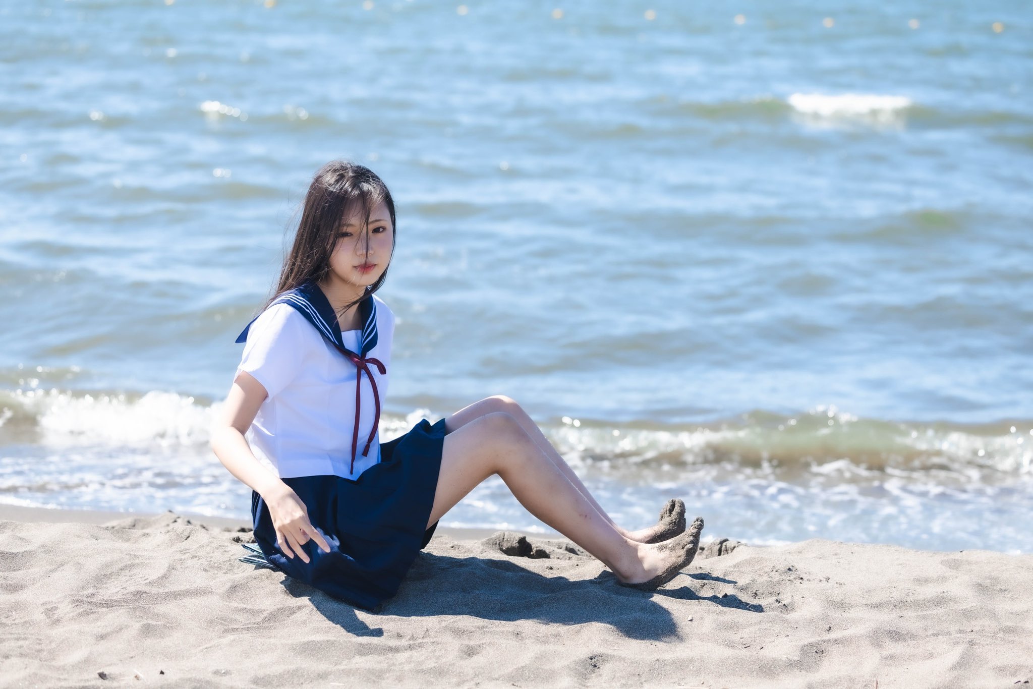 どさんこ39😺 on Twitter: "夏の思い出 #noa #黒髪美少女 #制服美少女 #セーラー服 https://t.co/OwYqUXujV0" / Twitter