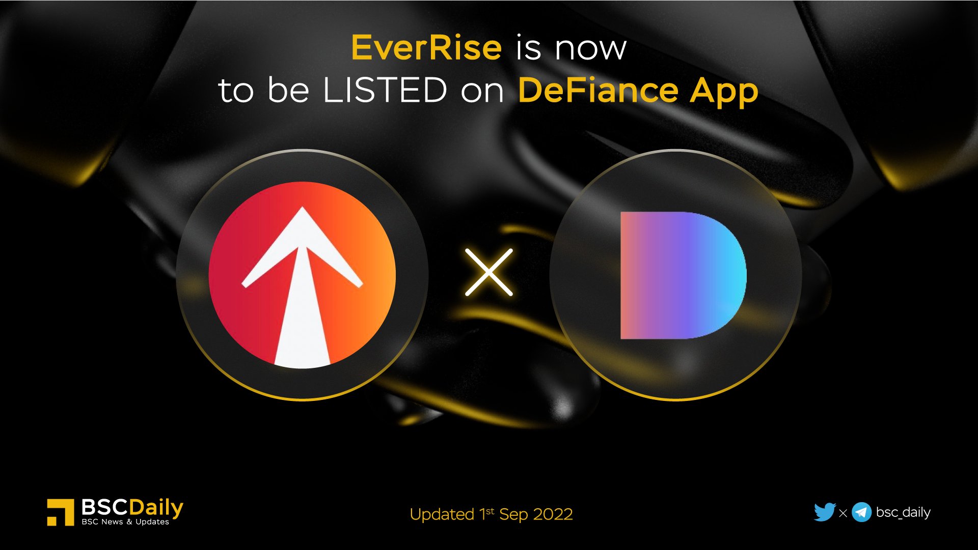 BSCDaily on Twitter: "🔥 @EverRise is Now to be LISTED on @DeFiance_App 🚀 #DeFianceApp - an off ...