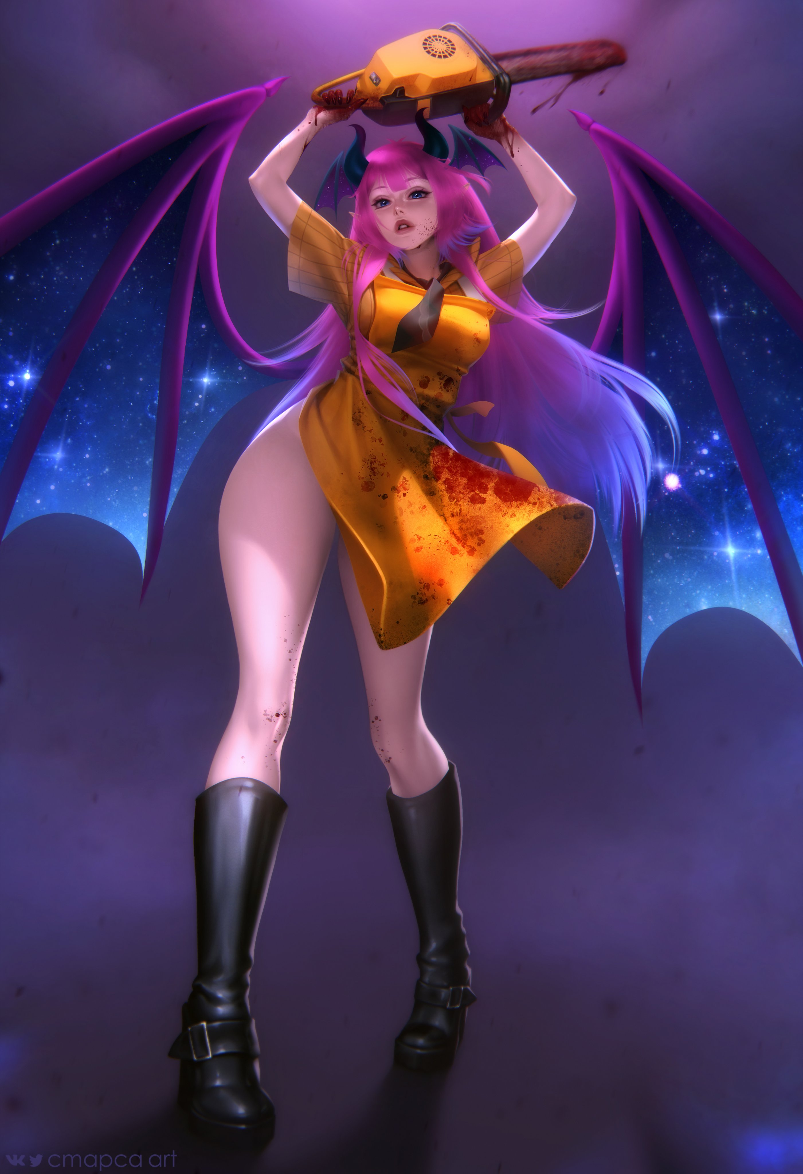 Cmapca art on Twitter: "Commission for @YuriKomorebi 🩸 https://t.co/Ma3wfsjTSz" / Twitter