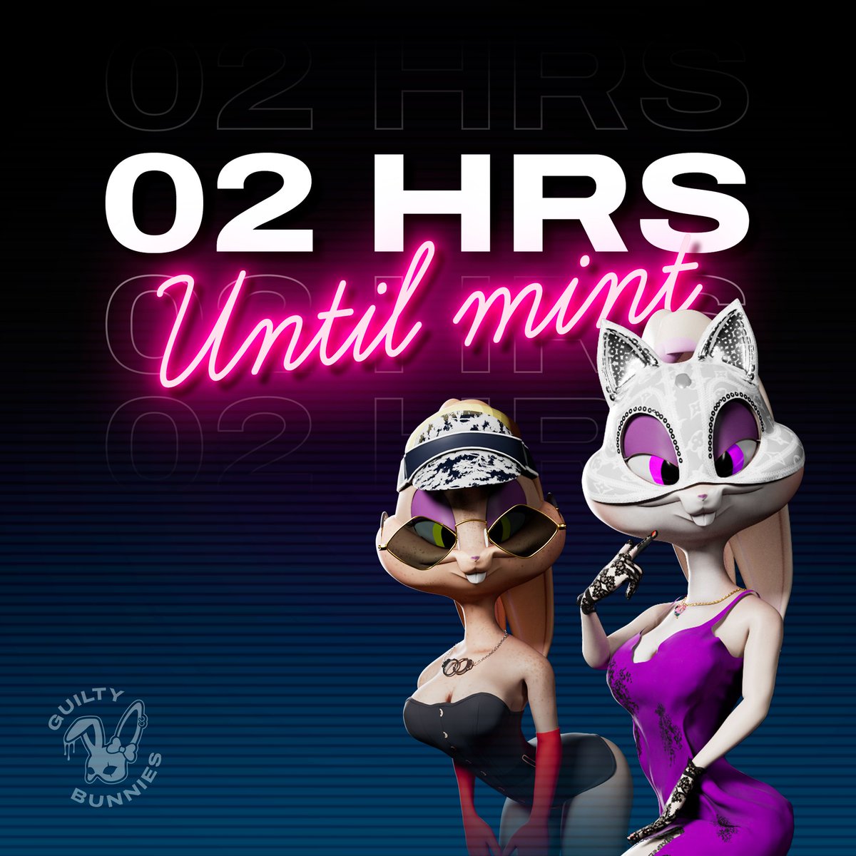 MairolisFL on Twitter: "RT @GuiltyBunnies: 2 hours until mint NOTE: Spots are first cum, first ...