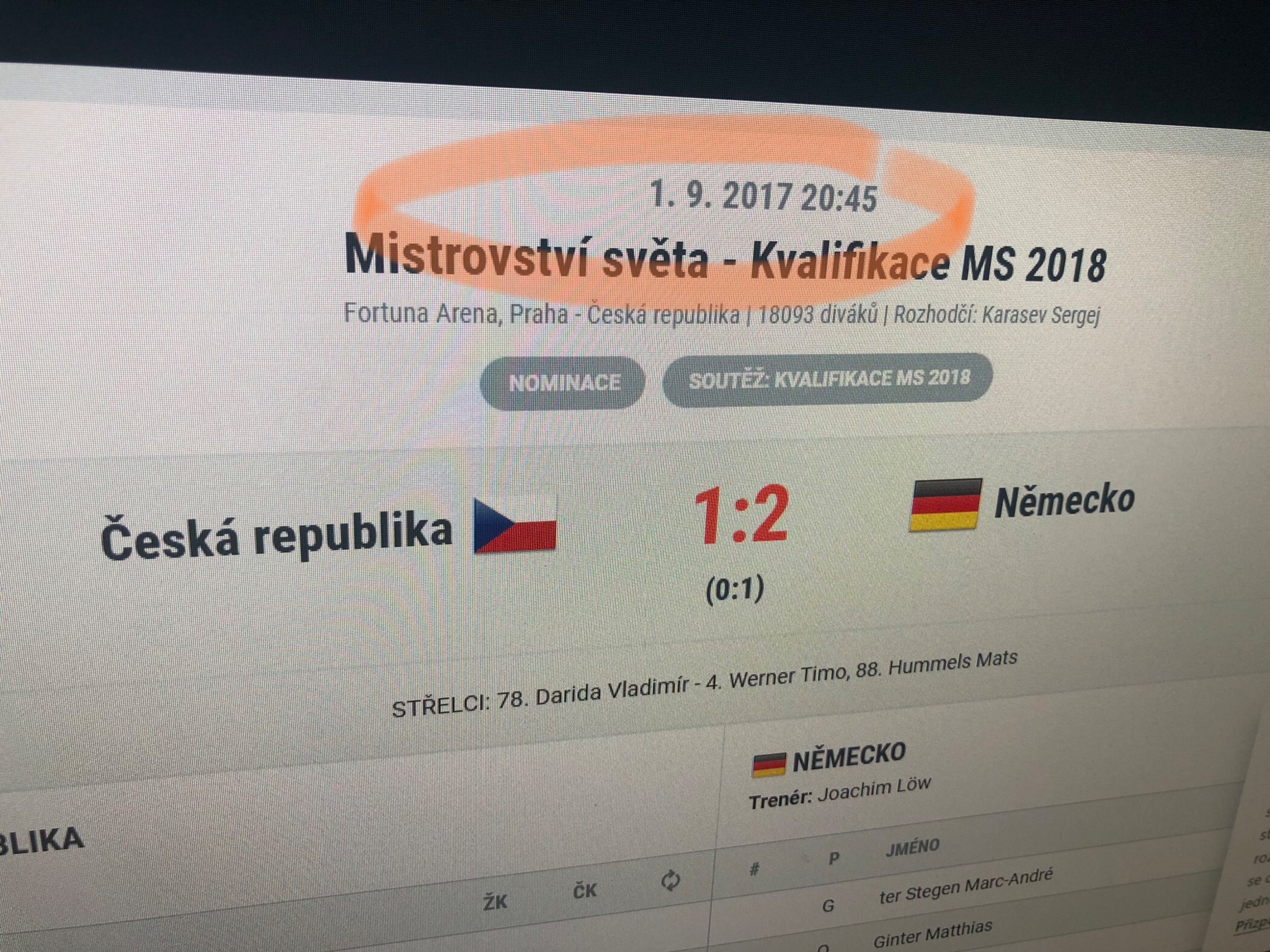 Jakub Železný🇨🇿 on Twitter: "Dnes: přesně 5 let! Eden. Lidi po zápase: proč🇩🇪hráči neděkují🇩🇪 ...