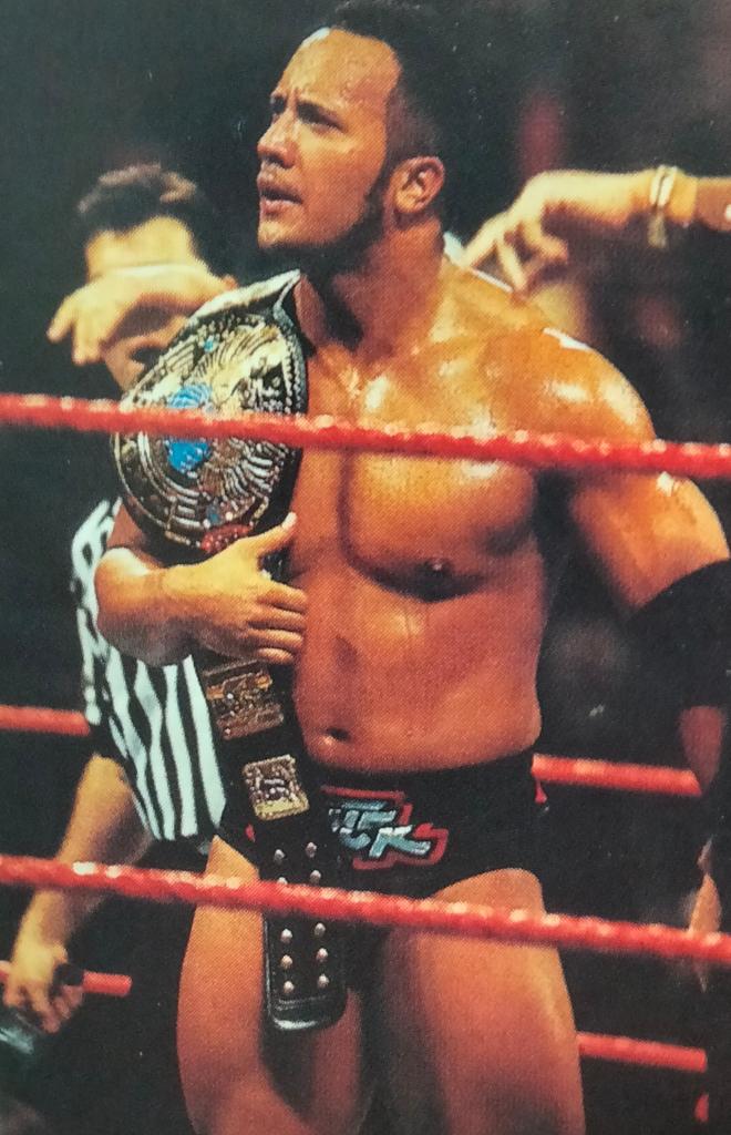 Rasslin' History 101 on Twitter: "The Rock becomes the "Corporate Champion",winning the WWF ...