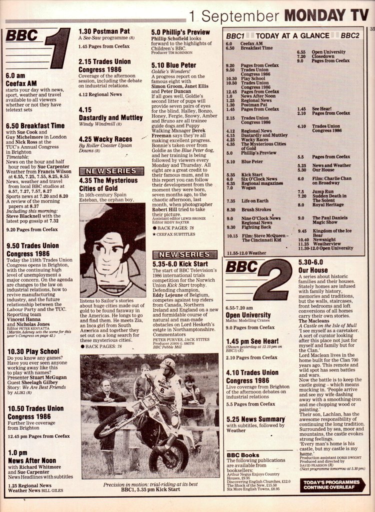 Graeme Wood On Twitter Tv📺1 9 86 Bbc1 4 35 The Mysterious Cities Of