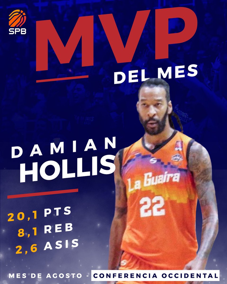 🇻🇪 DEVON COLLIER Y DAMIAN HOLLIS, MVP DEL MES DE AGOSTO EN LA SPB – CANCHA LATINA