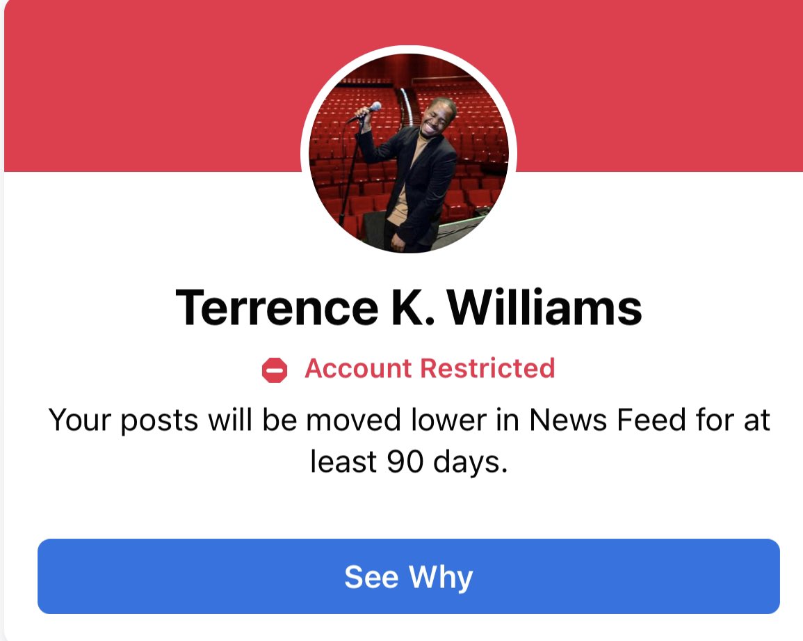 Terrence K. Williams on Twitter: "This has happened to me before every election over the last 3 ...