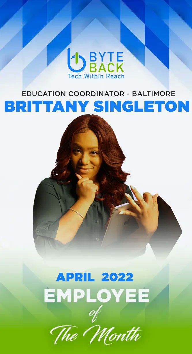 Byte Back on Twitter: "CONGRATULATIONS #ByteBack Employee of the Month of April - Brittany ...