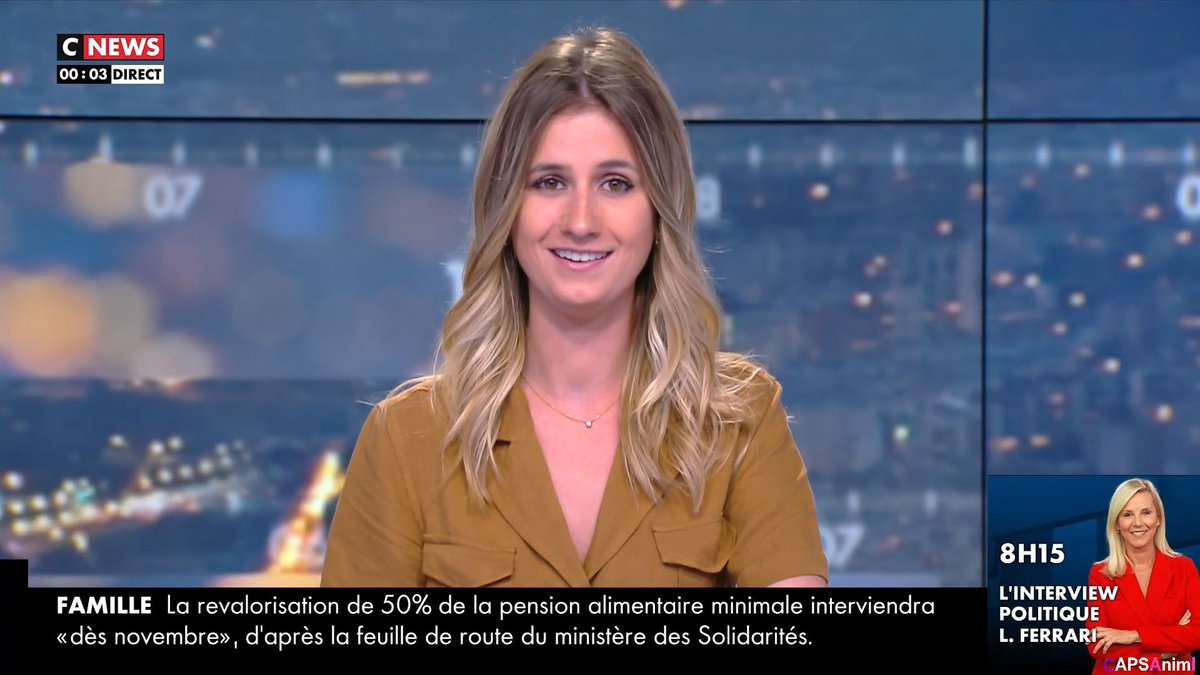 Caps'Anim on Twitter: "📺 @BarbaraduranC aujourd'hui pour l'Édition de la Nuit sur CNews"