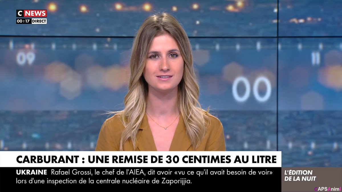 Caps'Anim on Twitter: "📺 @BarbaraduranC aujourd'hui pour l'Édition de la Nuit sur CNews"