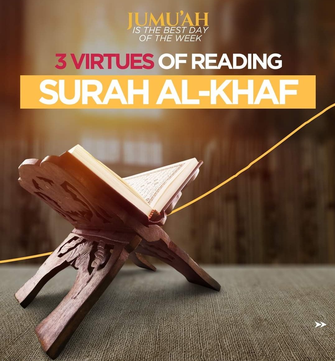 ︎The 3 Virtues of Surah al-Khaf.🤍🕊 ︎Beautiful Reminder 📚 - Thread from ...