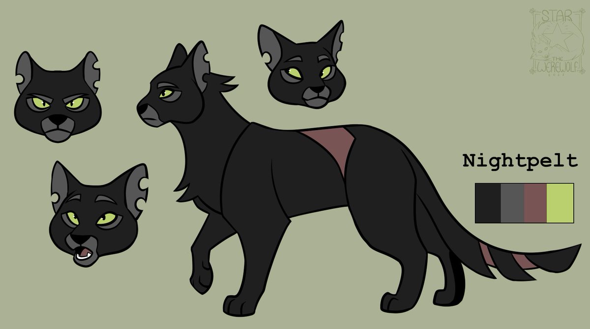 「Nightpelt for #WCAEldersContest 」| Star のイラスト