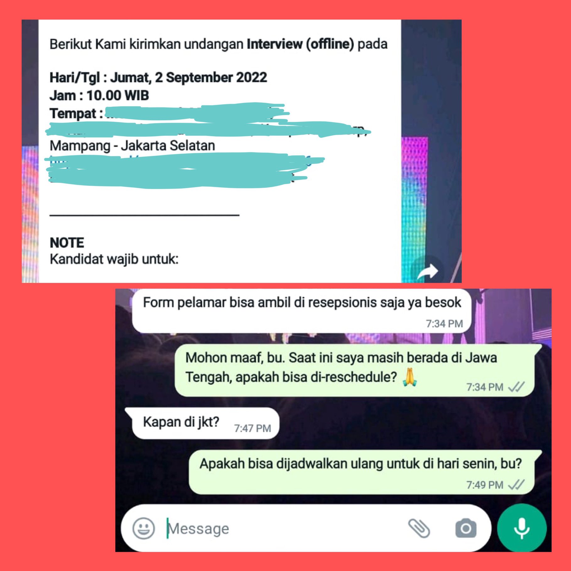 Baca Rules (bit.ly/worksfess) on Twitter: "work! minta sarannya dong. kemarin malem dapet ...