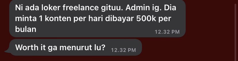 Baca Rules (bit.ly/worksfess) on Twitter: "work! gimana guysss? minta sarannya. ini bikin konten ...