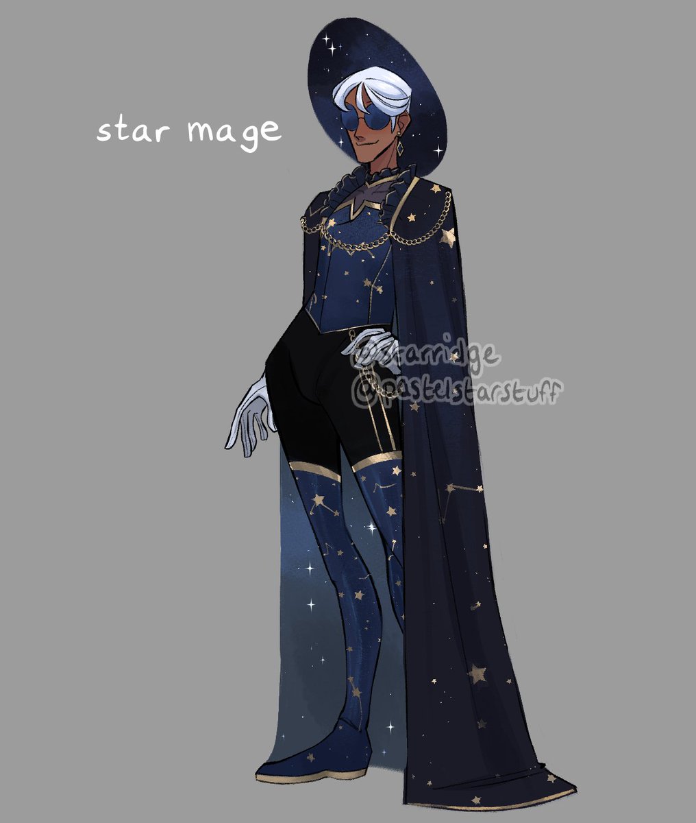 「star mage on-base adopt, info below! 」|aster🌙 starridgeのイラスト