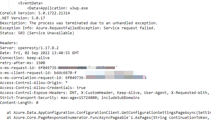 David Rodriguez ☁️ on Twitter: "Anyone else having issues with the Azure App Configuration ...