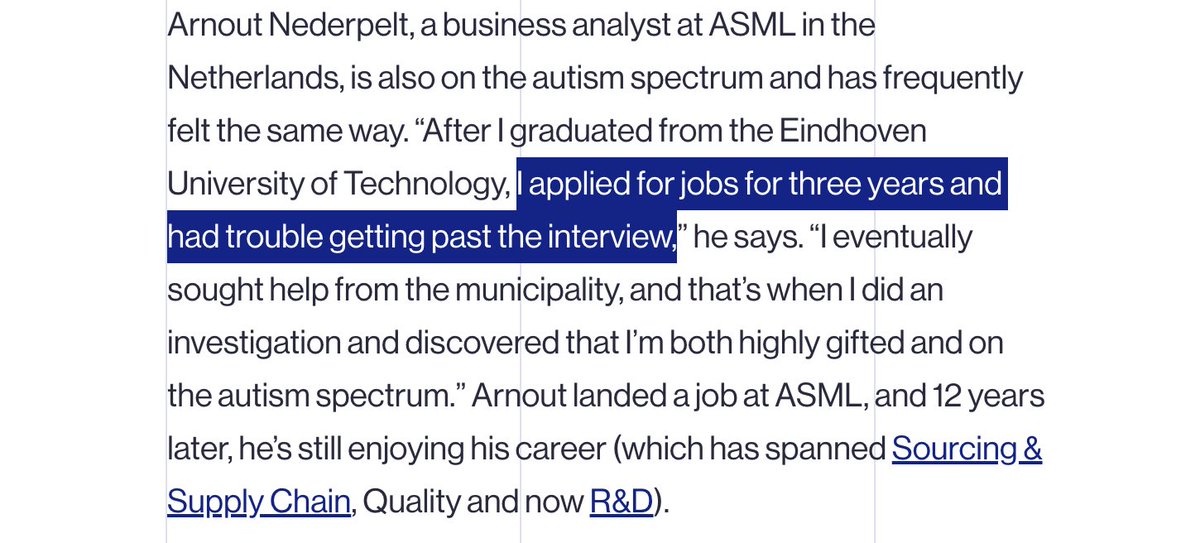 1/ $ASML's CTO, Martin van der Brink, is dyslexic: “I’m so dyslexic that I can’t even write a ...
