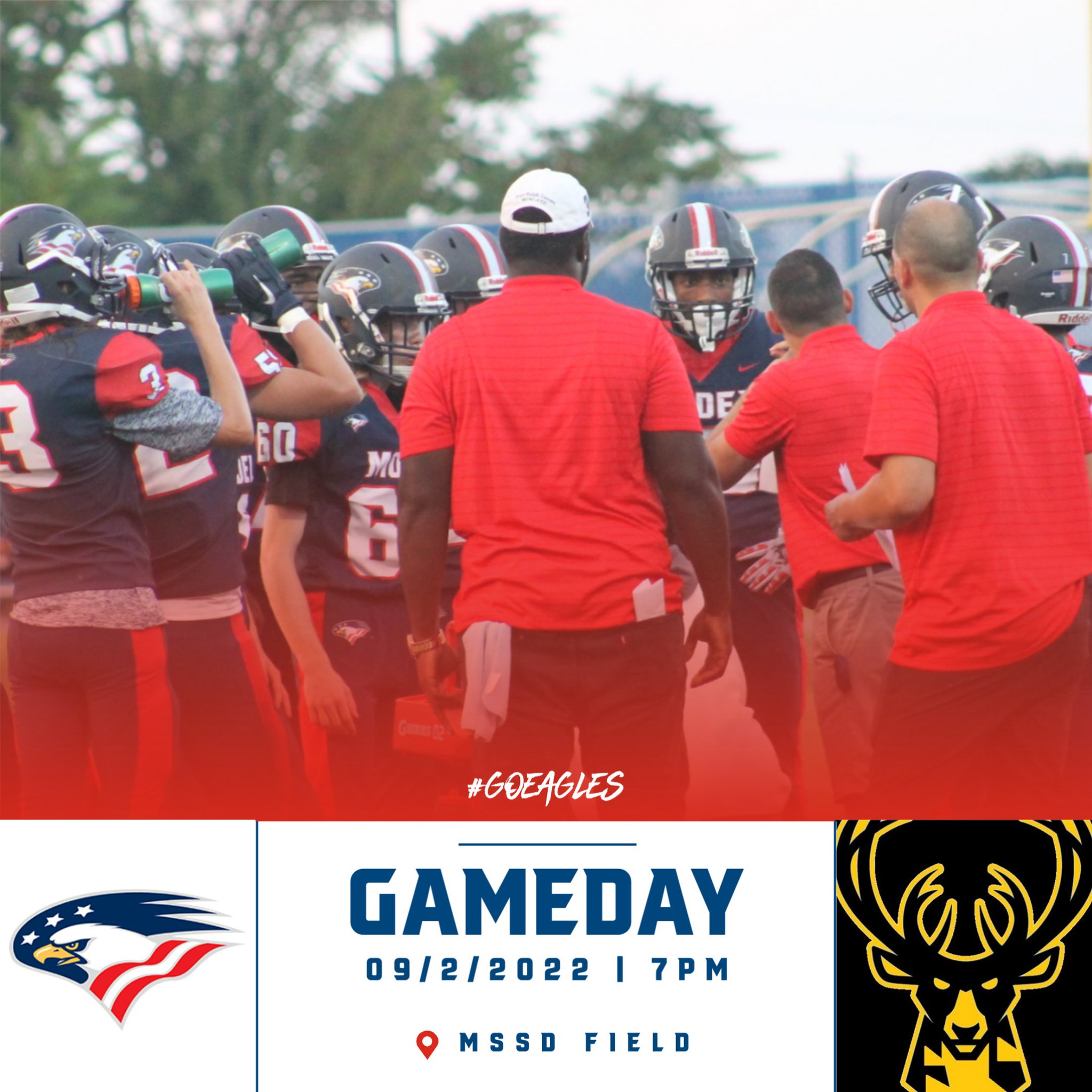 MSSD Eagles on Twitter: "It's Friday Night Lights! The Second Game of the Season! Varsity Model ...