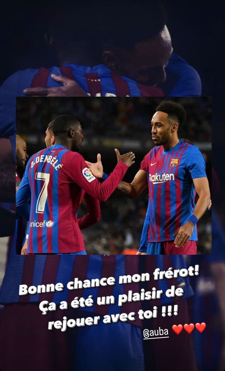 Fcb World On Twitter ديمبلي Ig حظا سعيدا يا اخي كان من دواعي سروري