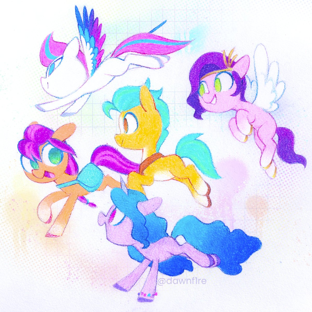 「new adventures 🌈 crayola crayons & 」|dawn🐸 🔜 BABSConのイラスト