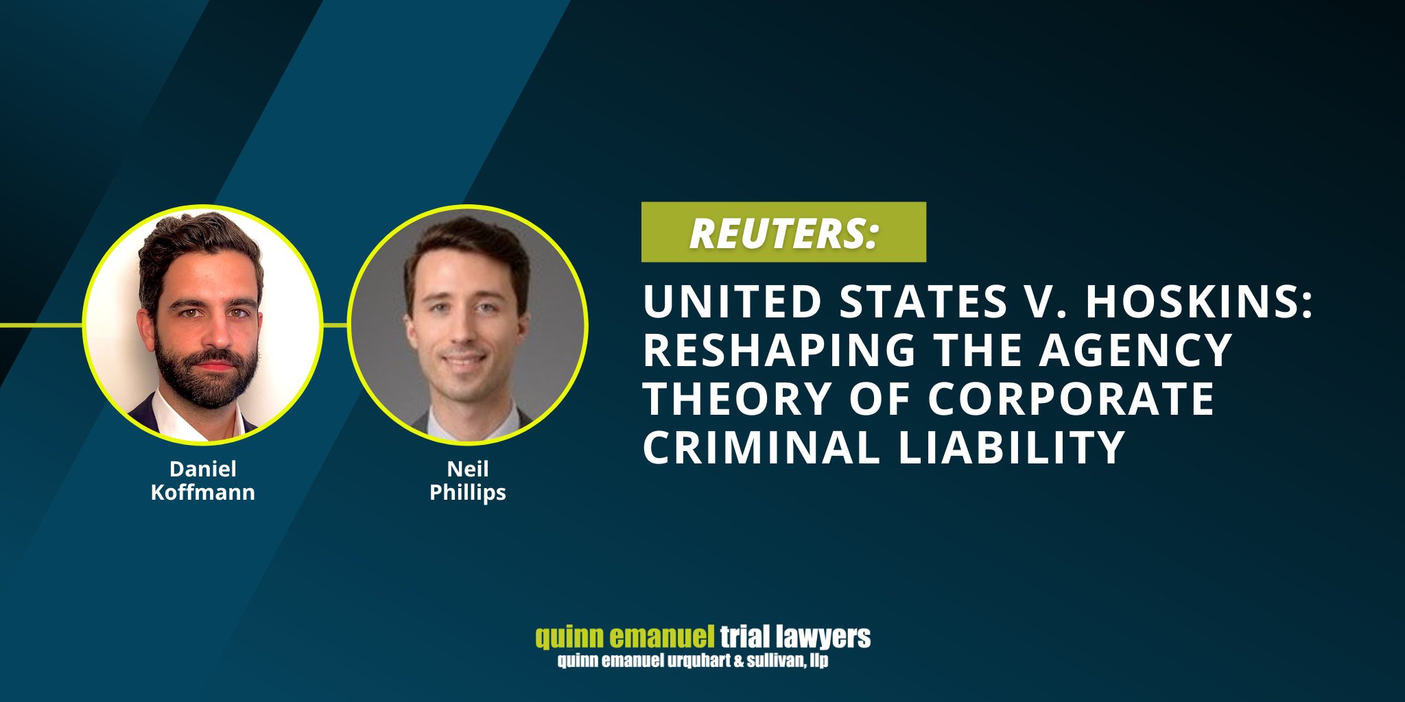 Quinn Emanuel Urquhart & Sullivan, LLP (@quinnemanuel) / Twitter