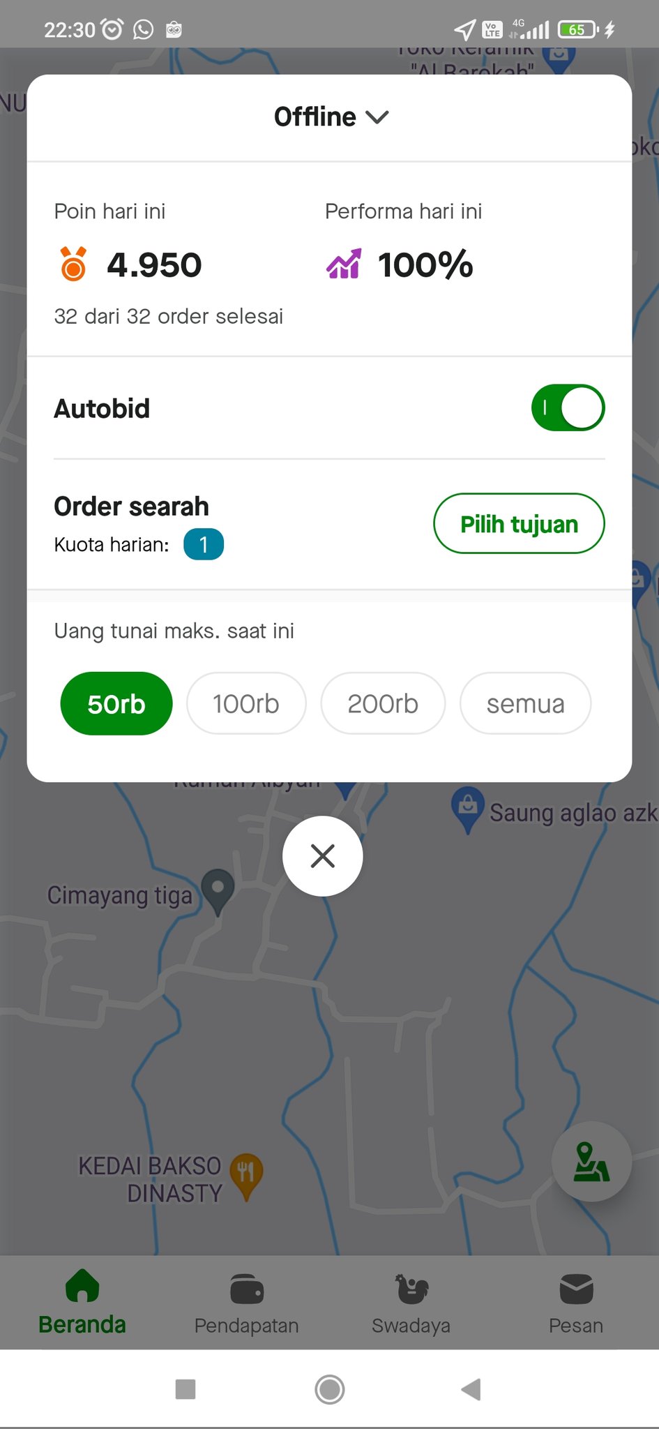 Warga Ojol on Twitter: "13jam onbid dengan jarak 2-23km orderan 👌🥱 https://t.co/d97cxZ6J29 ...
