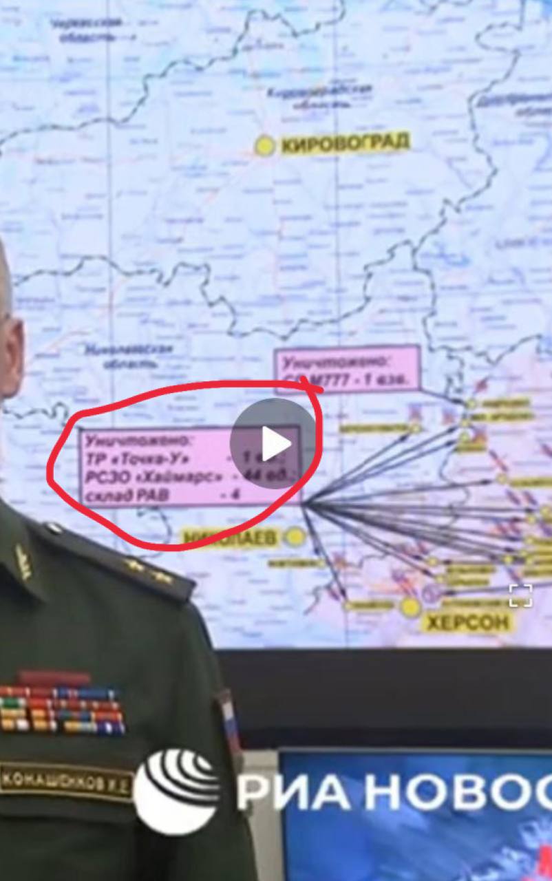 Anton Gerashchenko on Twitter: "The Russians report that 44 HIMARS were destroyed in one day ...