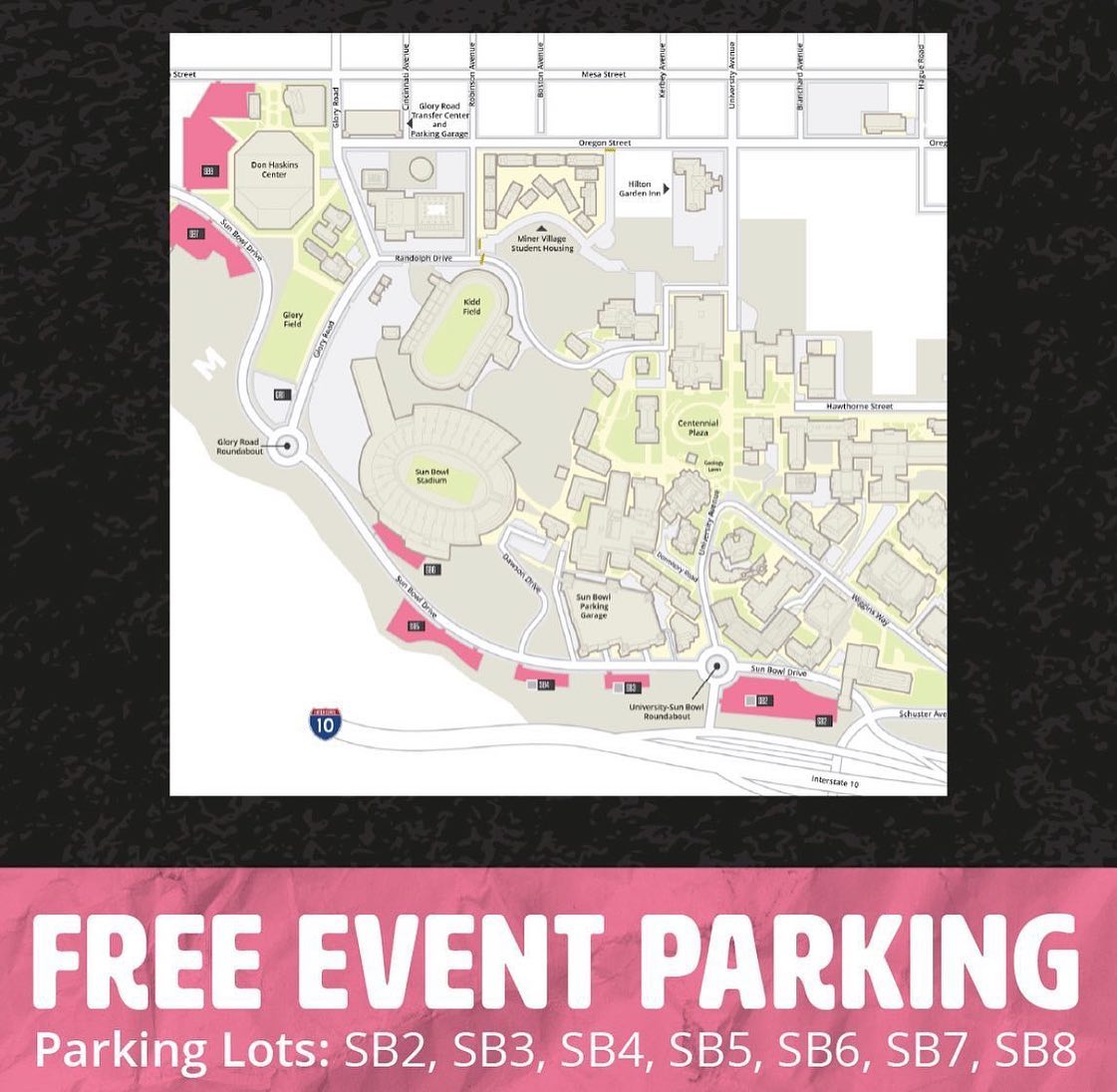 Utep Campus Map 2022