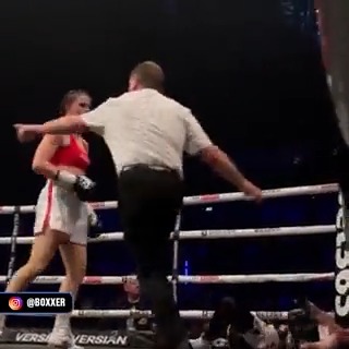 Top Rank Boxing on Twitter: "Last time out, @SavMarshall1 KO'd her opponent then pointed to ...