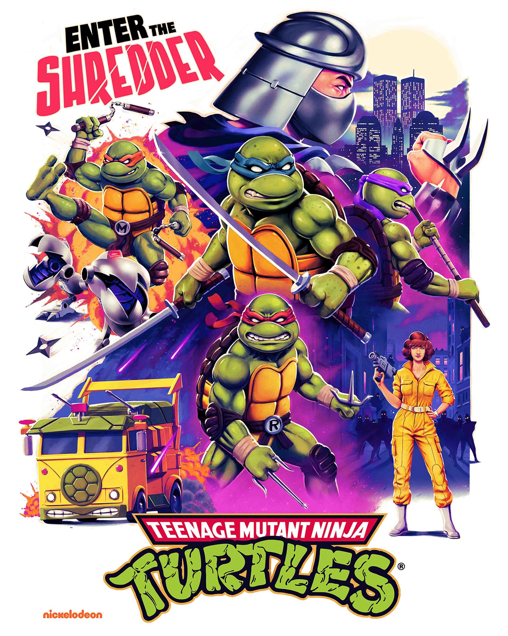 TMNT on Twitter: "Radical print by Tom Walker from @BottleneckNYC https://t.co/nBJIxZ895g" / Twitter