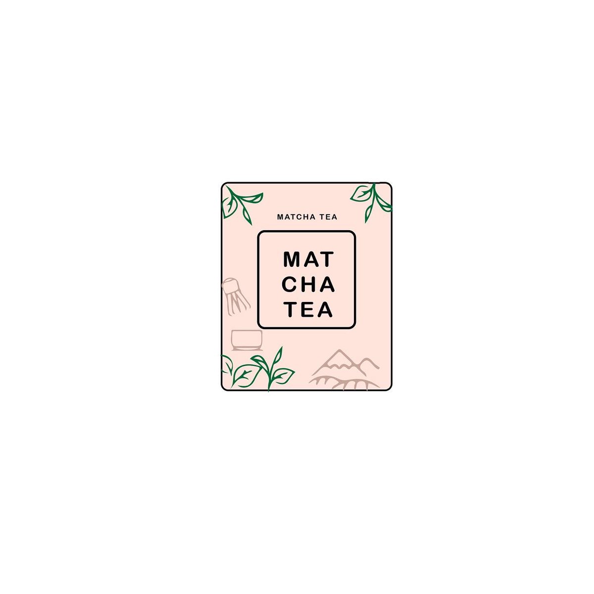 illustrator sa on Twitter: "RT @ebrarimo: تصميمي لـ مـاتشـا شـاي 🍵" إستوحيت التصميم من الطبيعة ...