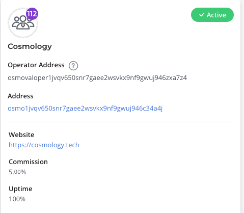 Dan Lynch ⚛️ on Twitter: "Delegate to @cosmology_tech to contribute to the development of more ...