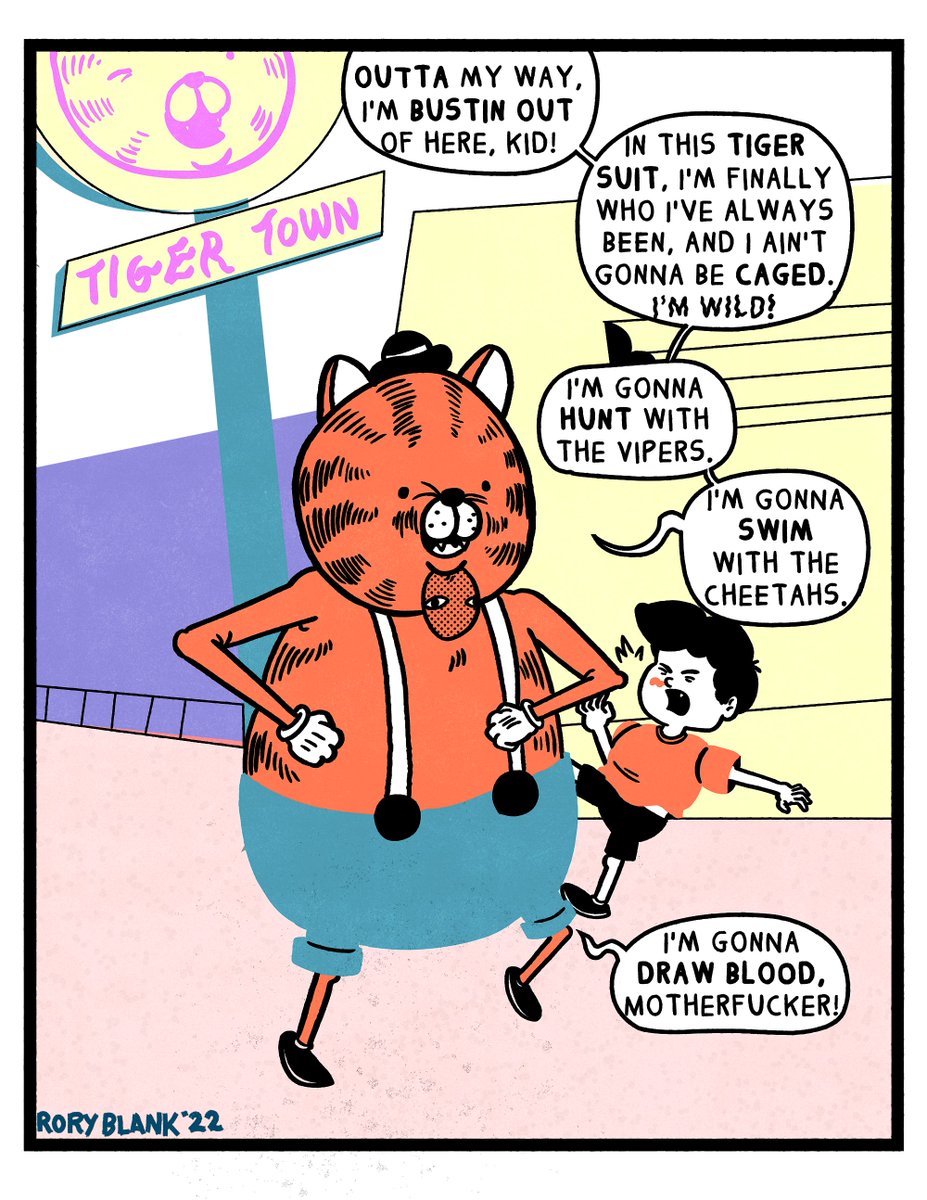 「welcome to tiger town 」Rory Blankの漫画