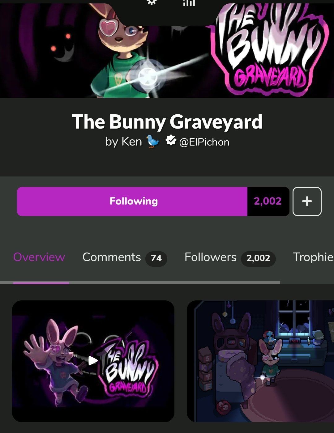 Pichón Games On Twitter The Bunny Graveyard Just Reached 2 000