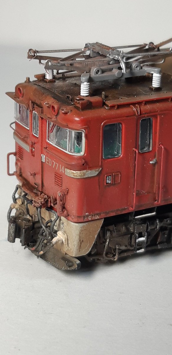 WIPE（ワイプ） on Twitter: "おはようございます⛅汚ねーやつシリーズNo.4マイクロエース A0185 ED77-14 無線アンテナ付きをベースに精密加工しました。台車周りの ...