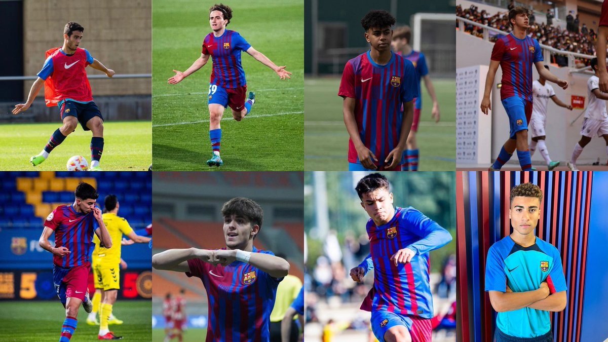 🔵🔴 Barcelona’s 2022/23 UEFA Youth League squad has been revealed. The ...